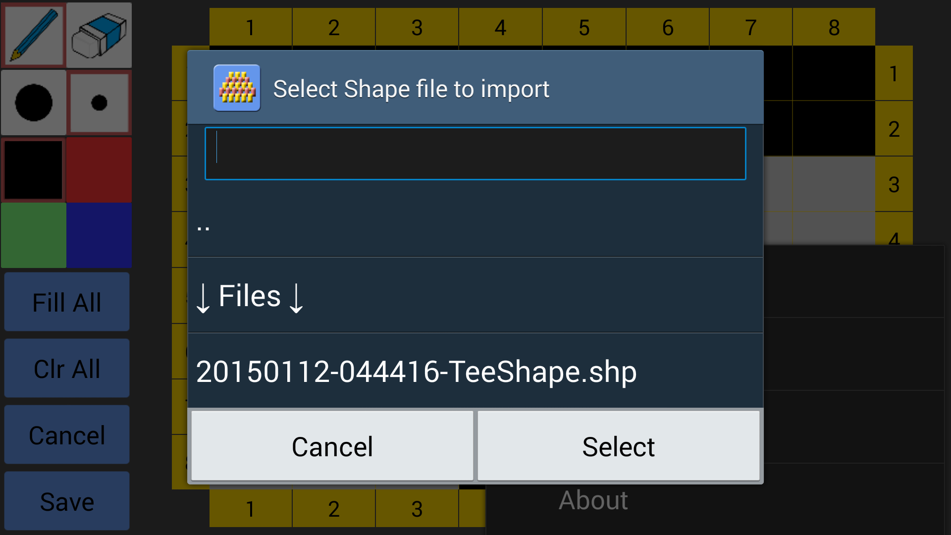 Import Export Shape